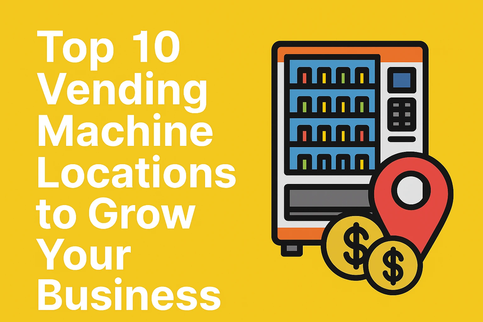 Top 10 Vending Machine Locations to Grow Your Business
